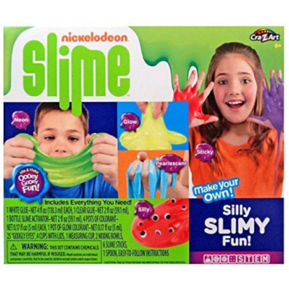Nickelodeon | Toys | Nickelodeon Kids Silly Slime Slimy Crafty Fun Kit ...